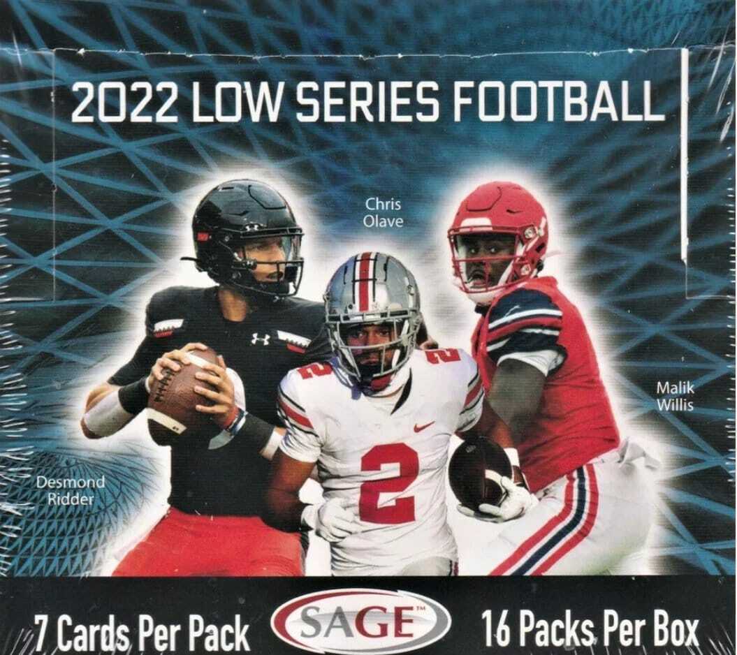 2022 Sage Hit Low Series Football Hobby Box – Montasy Comics NYC